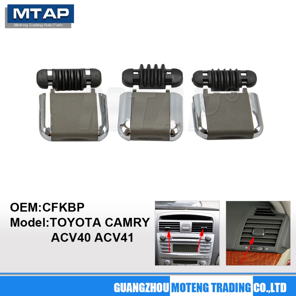 รถ Air Conditioner Outlet คลิปสําหรับ TOYOTA CAMRY ACV40 ACV41 2006 ...