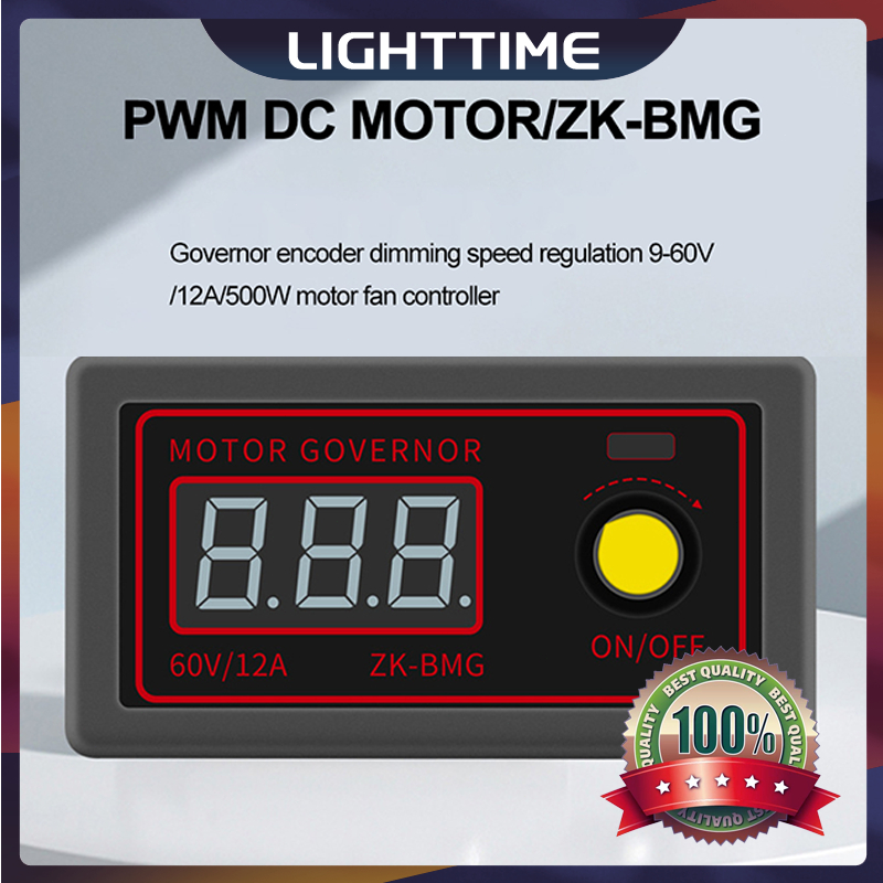 Zk-bmg PWM มอเตอร์ควบคุมความเร็วพัดลม DC 9-60V 12A 500W หน้าจอดิจิทัล ...