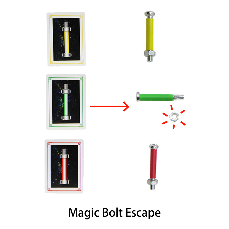 Bolt Escape Magic Tricks สกรูหมุน Itself สกรู Prediction Magic Props ...