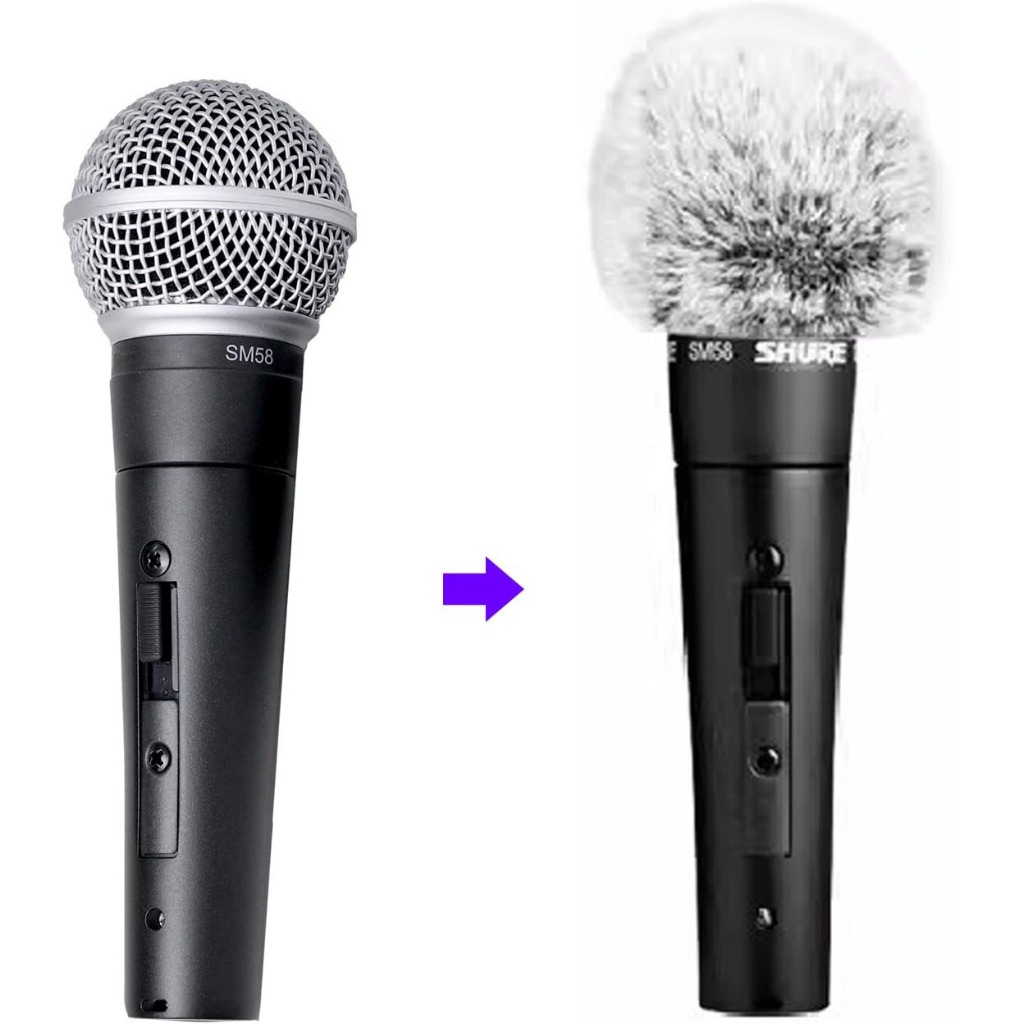 กระจกกันลมไมโครโฟน แบบไดนามิก สําหรับ SM58 Shure SM-58 | Shopee Thailand