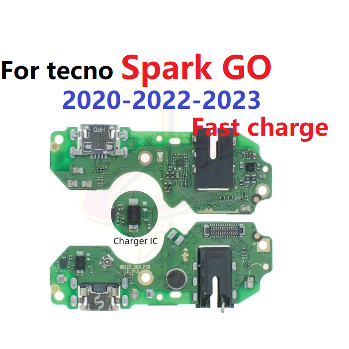 แพรตูดชาร์จ (Charging board) สําหรับ Tecno Spark Go 2020 2022 2023 2021 ...