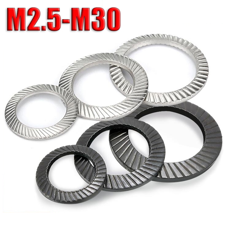 แผ่นเหล็กสเตนเลส 304 รูปผีเสื้อ ล็อกในตัว กันลื่น 304 65 กันหลุด M2.5-M30 | Shopee Thailand