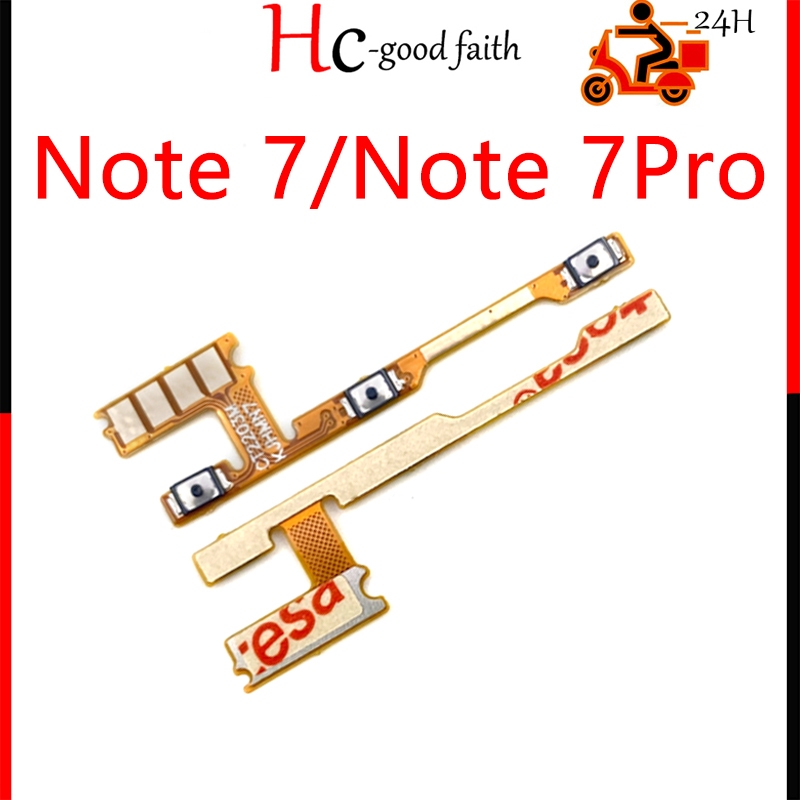 ปุ่มปรับระดับเสียง ด้านข้าง ปุ่มปรับระดับเสียง ปุ่มกดขึ้น และลง แบบเปลี่ยน สําหรับ Xiaomi Redmi ...