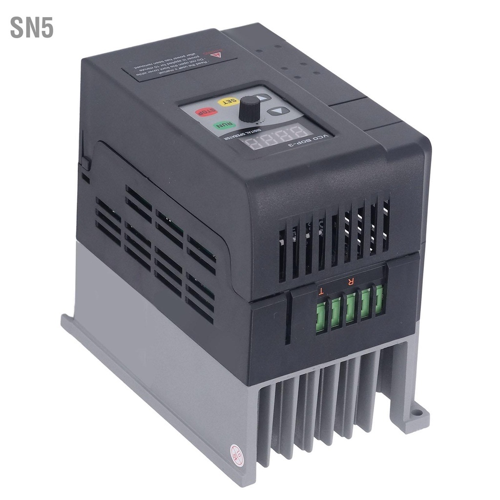 SN5 ไดรฟ์ความถี่ตัวแปร เดี่ยวถึง 3 เฟส VFD 220-240V อินพุต 0-240V ...