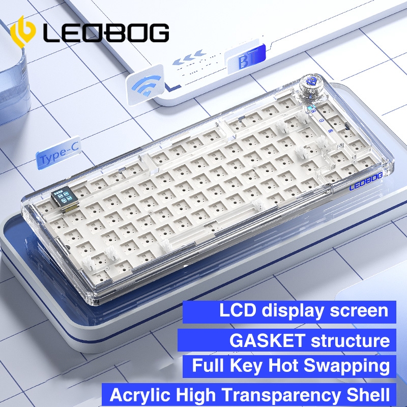 Aula LEOBOG K81 Pro คีย์บอร์ดเล่นเกมไร้สายบลูทูธ 5.0 2.4G มีสาย 3 โหมด ...