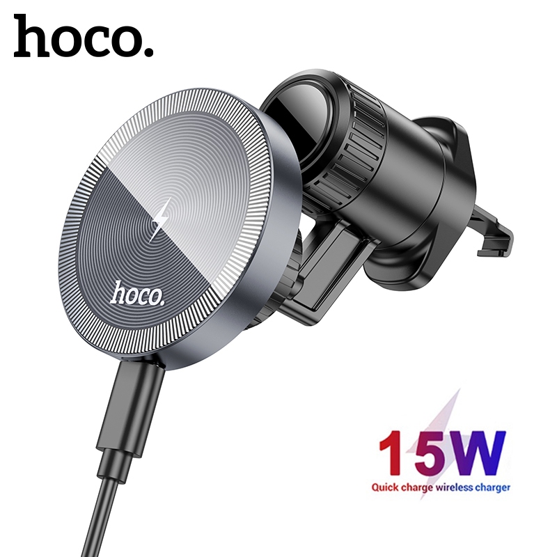 Hoco HW6 ที่วางโทรศัพท์มือถือ 15W แบบแม่เหล็กไร้สาย ชาร์จเร็ว สําหรับ ...