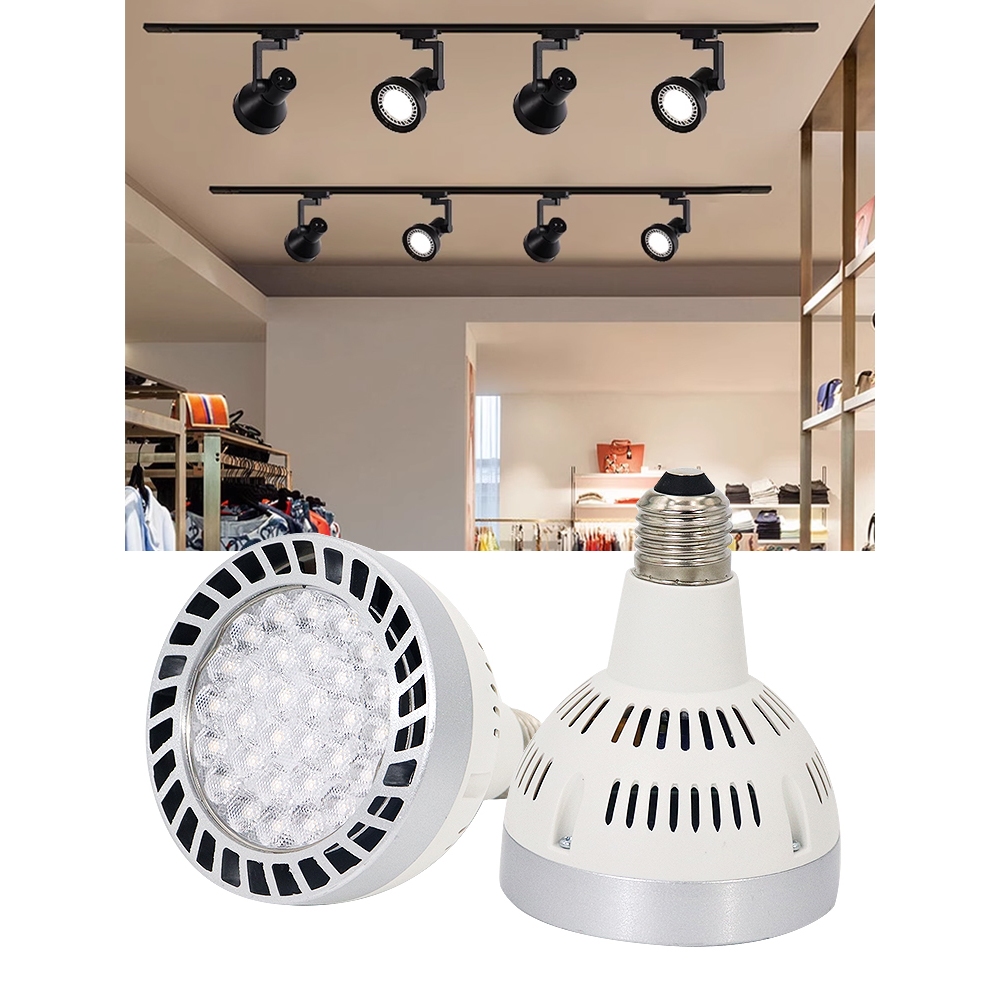 Par30 หลอดไฟ LED E27 45W สีขาวอบอุ่น 220V สําหรับห้องครัว ร้านเสื้อผ้า ...