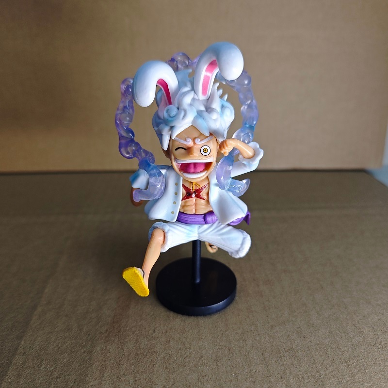 โมเดลฟิกเกอร์ One piece Gear 5 luffy Action Figurines Rabbit NIKA luffy ...