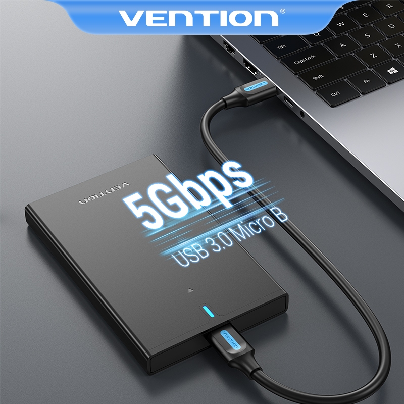 Vention เคสฮาร์ดไดรฟ์ภายนอก HDD USB 3.0 Micro B SATA 5Gbps 2.5 นิ้ว ...