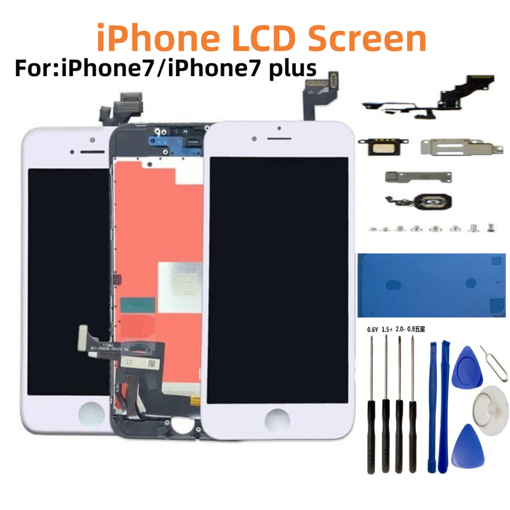 LCD iPhone ใหม่สำหรับ iPhone 7 หน้าจอ LCD 7 Plus จอแสดงผลแบบสัมผัส ...