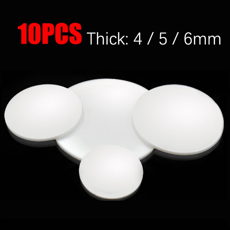หนา 4/5/6 มม.Tetrafluoro Solid Round Teflon Smooth Round Plastic King ...