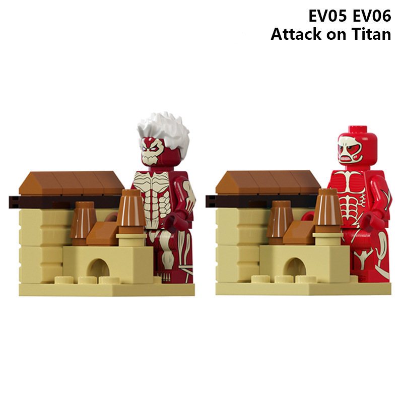 ใหม่ ของเล่นตัวต่อฟิกเกอร์ Attack On Titan EV05 EV06 | Shopee Thailand