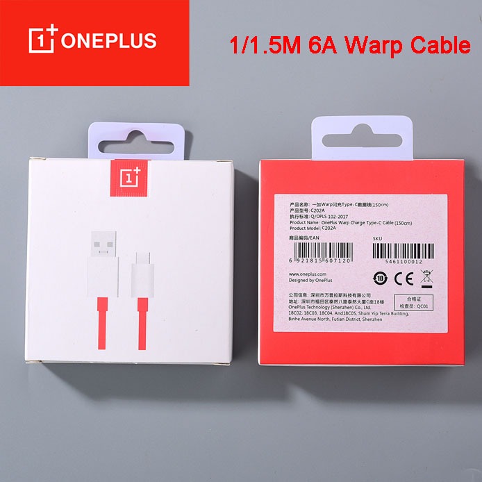 สายชาร์จ Type-C 6A 6t 9RT ความยาว 1/1.5 ม. ชาร์จเร็ว สําหรับ Oneplus 11 10 9 9R Nord 2 N10 CE 5G ...