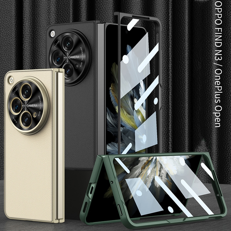 Find N3 เคส สําหรับ OPPO Find N3 360° เคสโทรศัพท์มือถือหนัง แบบแข็ง เรียบง่าย สําหรับ Find N3 ...
