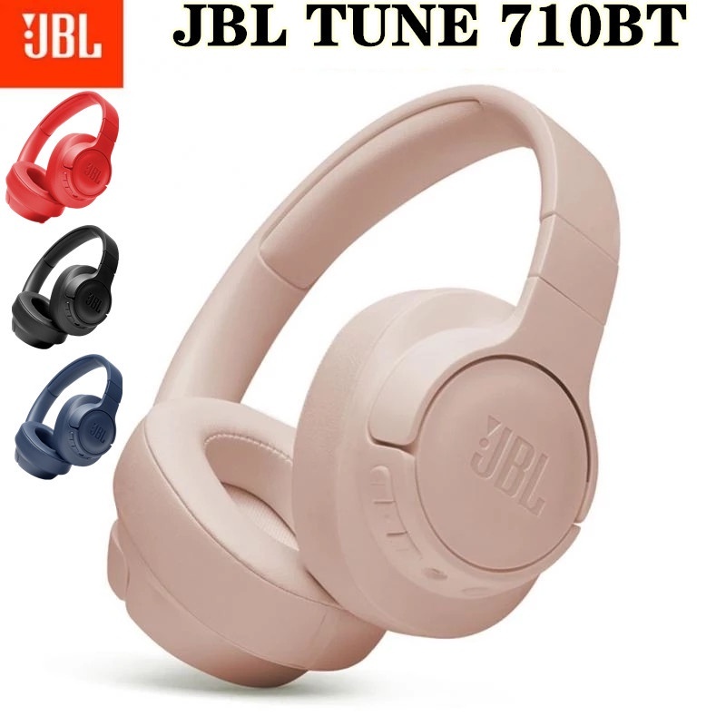 Jbl 710BT หูฟังบลูทูธไร้สาย JBL TUNE 710BT หูฟังเอียร์บัด เสียงเบสลึก ชุดหูฟังเกมกีฬา พร้อม ...