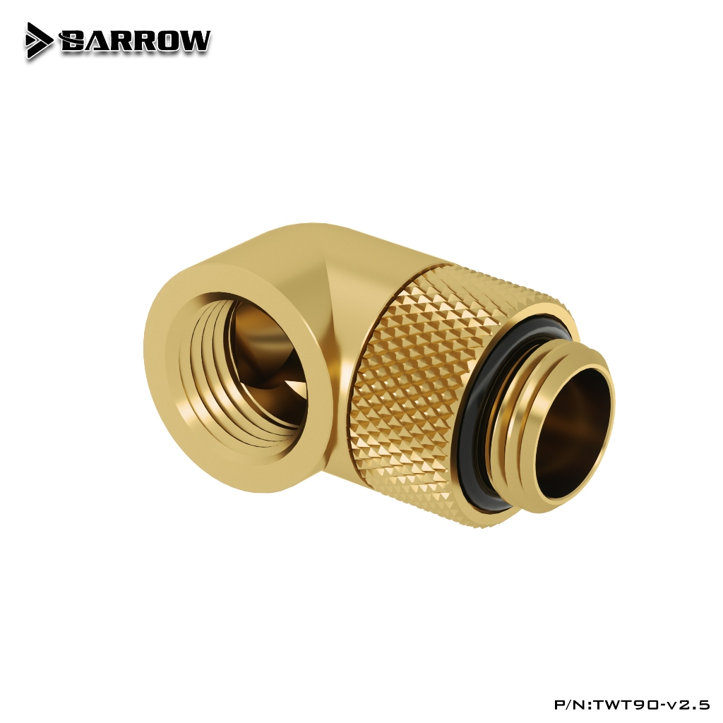 Barrow TWT90-v2.5, G1/4 นิ้ว เกลียว 90 องศา ขายดี ข้อต่อระบายความร้อนด้วยน้ํา | Shopee Thailand