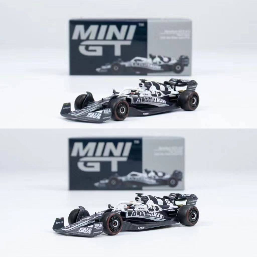 MINI GT F1 รถแข่ง Alpha Toli Little Red Bull Fleet 10 22 1: 64 โมเดลรถอ ...