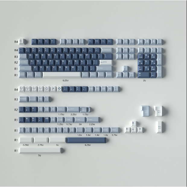 Gmk คีย์บอร์ด PBT ปรับความสูงได้ 61 64 68 75 84 87 96 98 100 104 108 ...