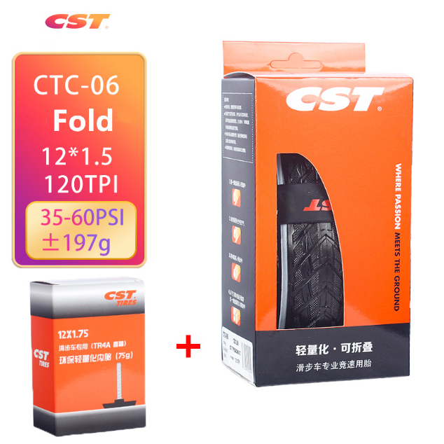 ยางจักรยาน CST 12 * 1.5 12 * 1.75 C1959 C-TR1N CTC-06 CTC-02H CTC-15 12 ...