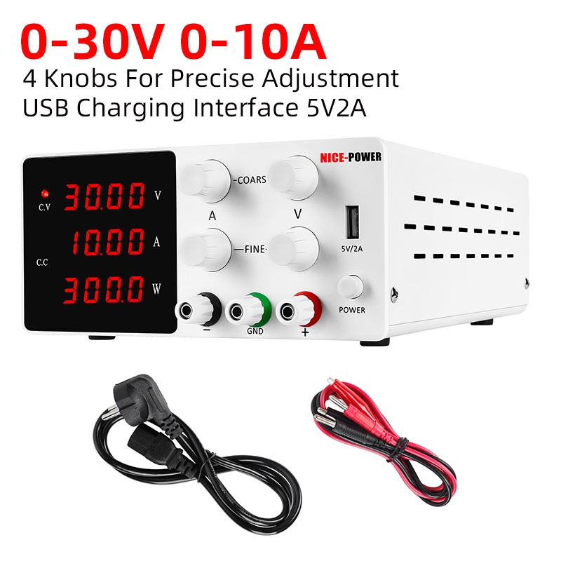 NICE-POWER เครื่องจ่ายไฟ (ส่งเร็วจากไทย) DC Power Supply 30V 10A R-SPS3010 adjustable ปรับค่าได้ ...