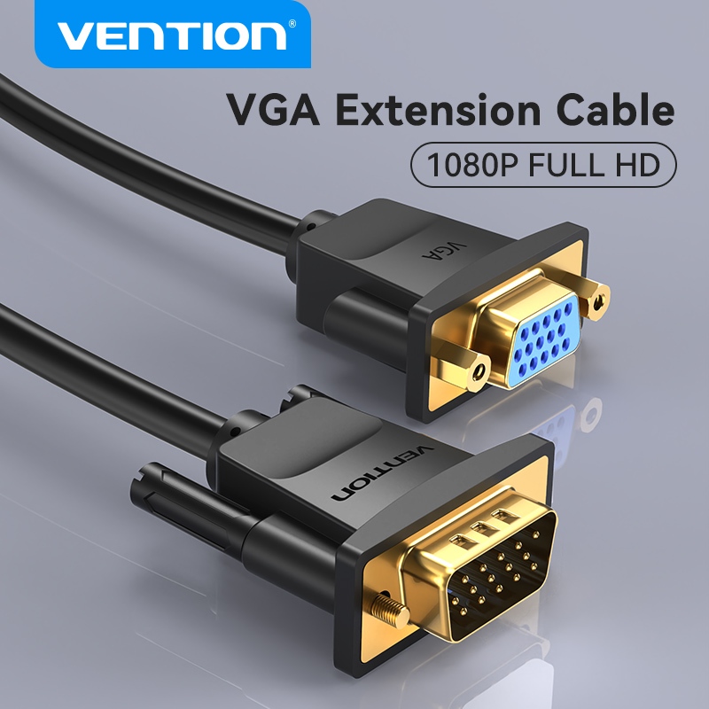 Vention VGA to VGA Extension Cable VGA Male to Female 1080p 15pin for ...