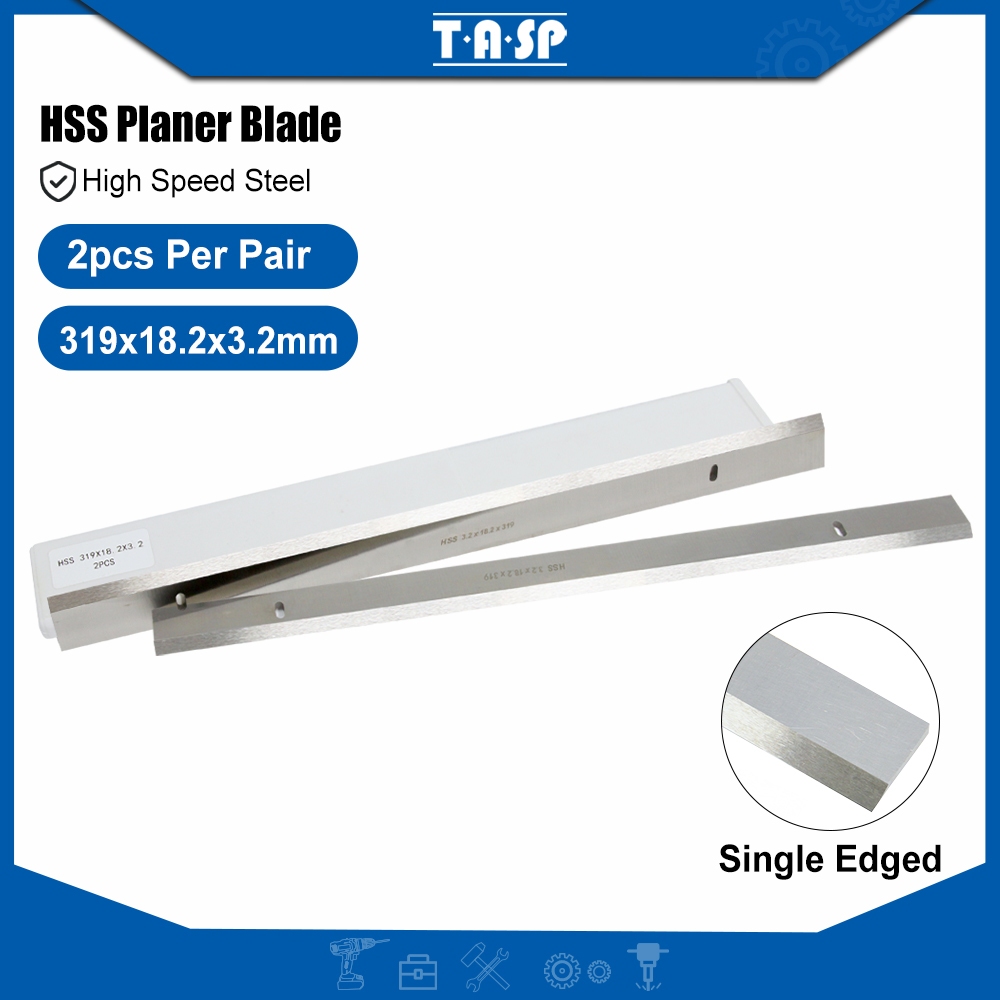 TASP ใบมีดไม้ HSS 319 มม. หนา 319x18.2x3.2 มม. สําหรับ Ryobi ETP1531AK AP13 JET JWP-12 Erbauer ...