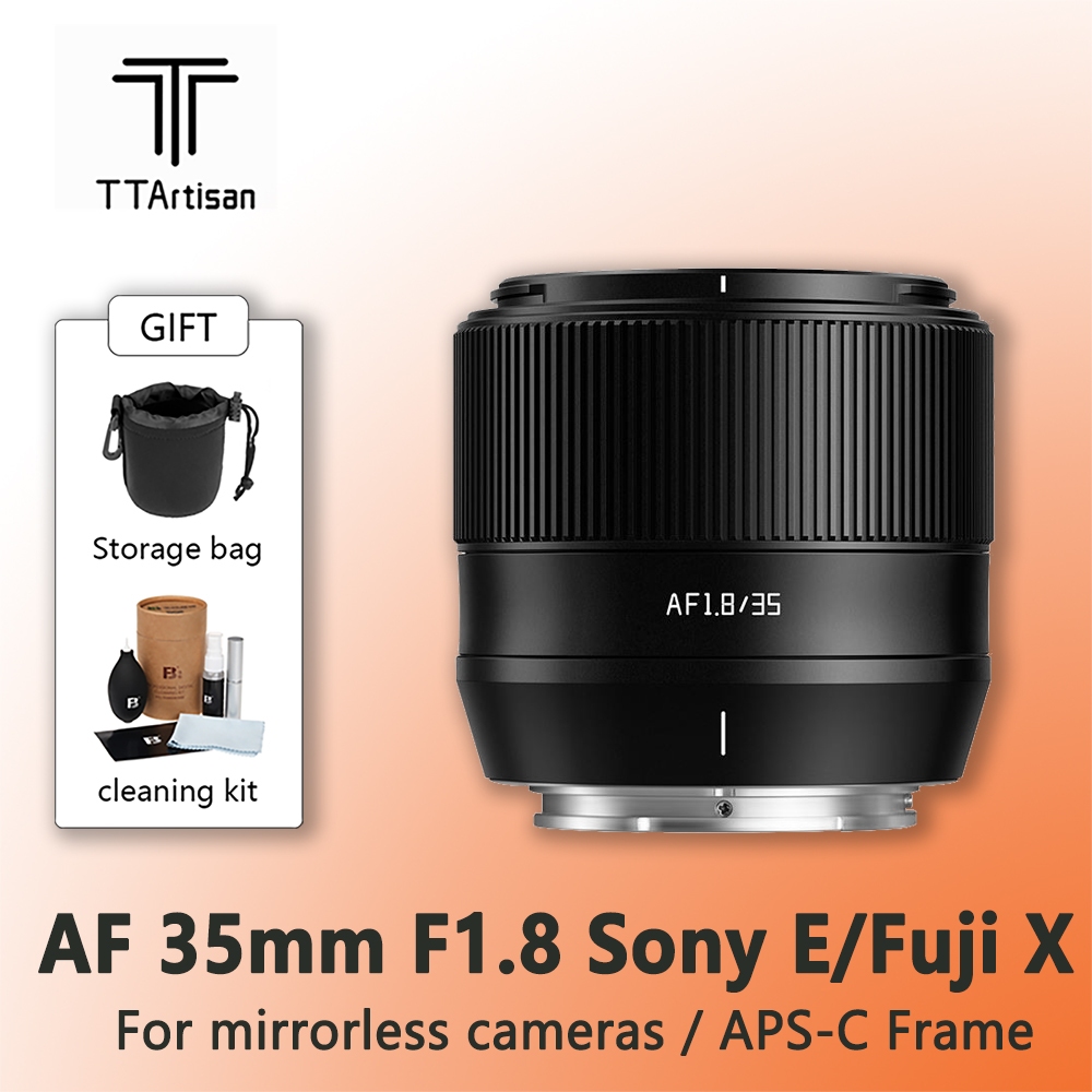 Ttartisan 35 มม. F1.8 เลนส์กล้องโฟกัสอัตโนมัติ Fujifilm XF Sony E Mount ...