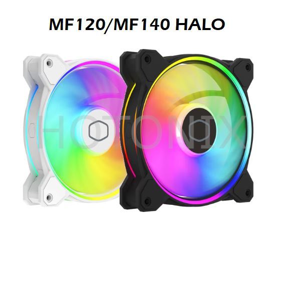Coolermaster MF120 MF140 HALO พัดลมระบายความร้อน ARGB PWM 120 มม. 140 ...