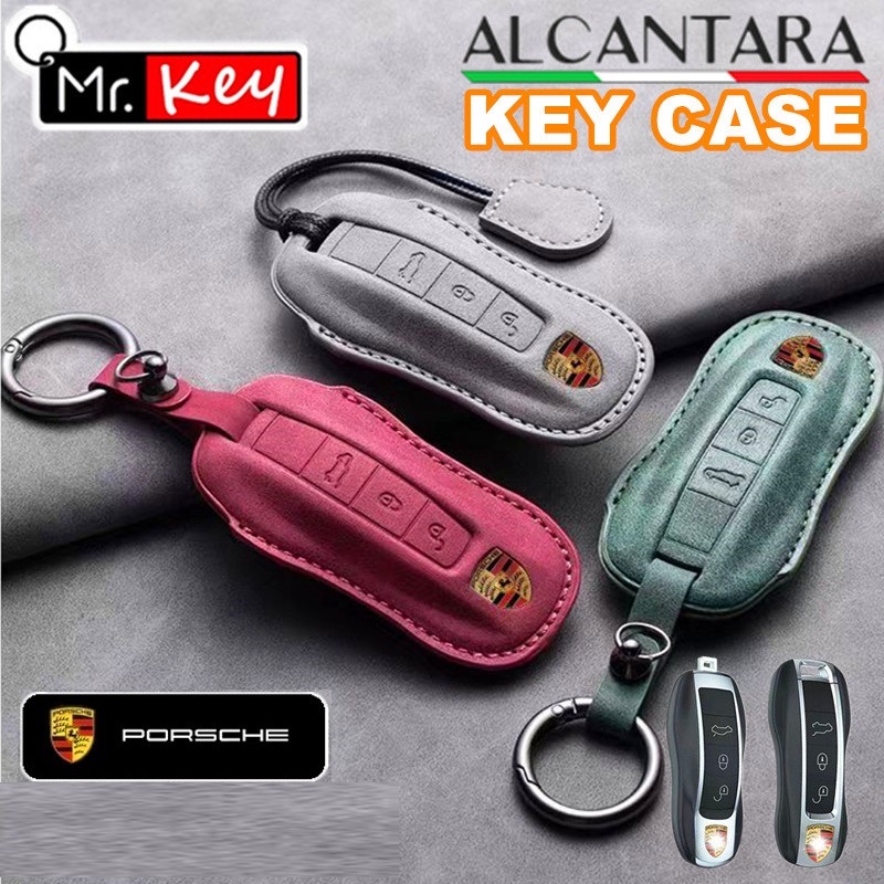 【Mr.Key】เคสกุญแจรถยนต์หนัง อุปกรณ์เสริม สําหรับ Porsche Panamera Macan ...