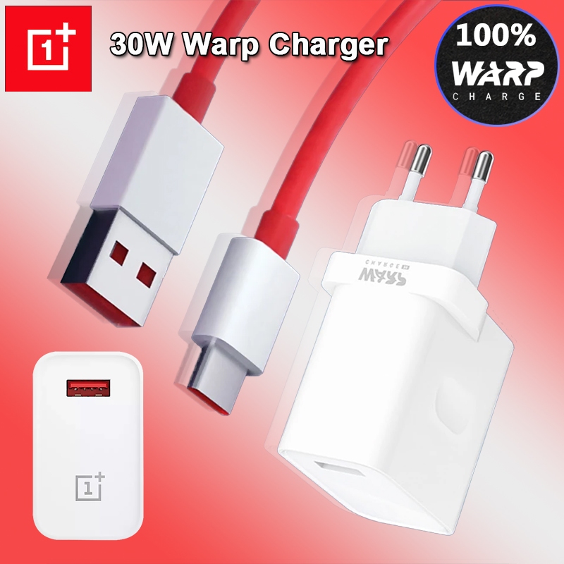 อะแดปเตอร์ชาร์จเร็ว Oneplus 30W Super Dash/Warp Charger 5V/6A 30W 1M 6A ...
