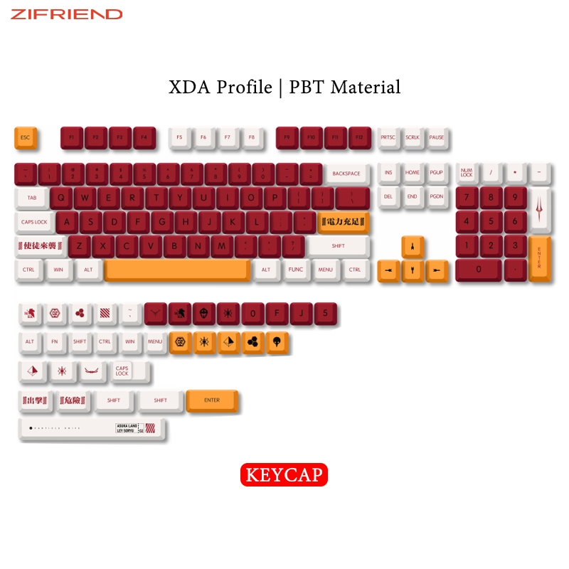 Zifriend ปุ่มกด XDA/CHERRY Profile PBT DIY สําหรับคีย์บอร์ด Mechanicial ...