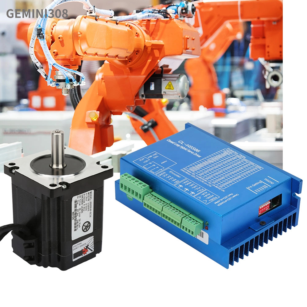 Gemini308 200W 34 Close Loop Stepper Motor Set ไดรเวอร์เซอร์โวไฮบริด ...