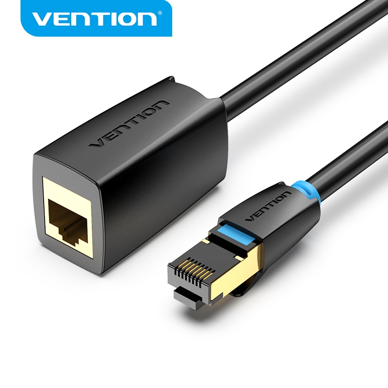Vention Cat8 Ethernet Cable RJ45 Connector Male to Female Extension ...