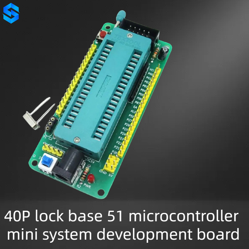 บอร์ดไมโครคอนโทรลเลอร์ ฐานล็อค 40P 51 รองรับ AT89C51 S52 STC89C52 | Shopee Thailand