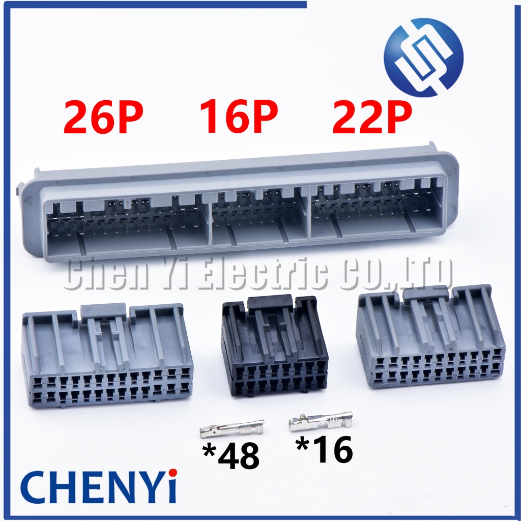 ปลั๊กซ็อกเก็ตเชื่อมต่อ PCB ECU 16 22 26 64 Pin 917992-6 90980-11390 ...