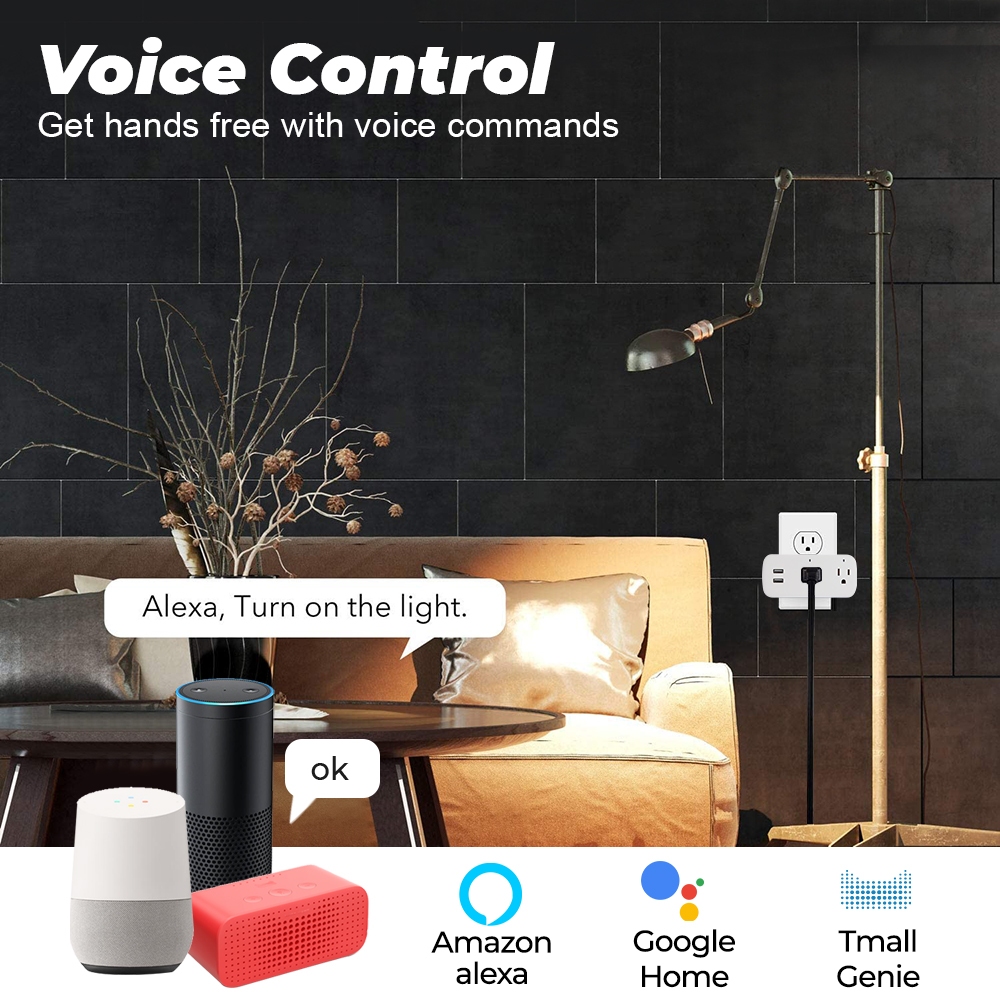 Smatrul Tuya อะแดปเตอร์ซ็อกเก็ต Wifi 16A ปลั๊กแบน ตั้งเวลาได้ สําหรับ ...