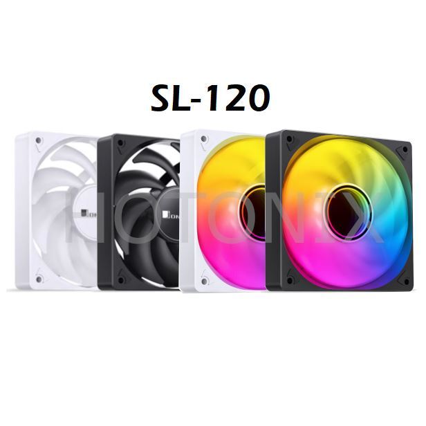 JONSBO SL-120 พัดลมเคส 120 มม. พัดลม PWM ARGB สําหรับเคสพีซีและเครื่อง ...