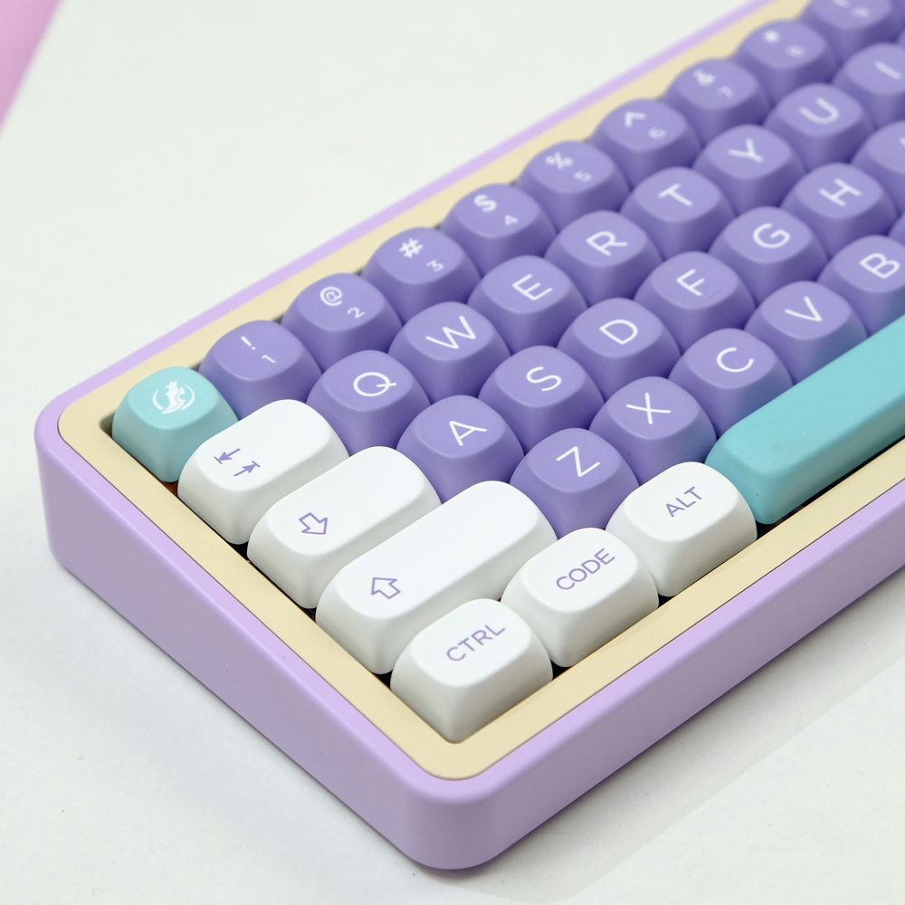 Cute MOA Profile Keycaps Magnolia Keycap Set PBT Dye Sublimation KeyCap ...
