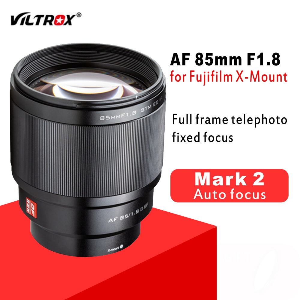 Viltrox 85MM F1.8 II STM X-mount Auto Focus Lens AF aps-c for Fujifilm ...