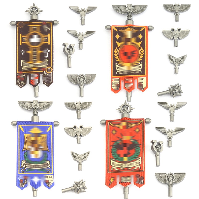 Warhammer 40K ฟิกเกอร์อัลตร้ามารีน อาวุธสงคราม ธงของเล่นบล็อก | Shopee ...