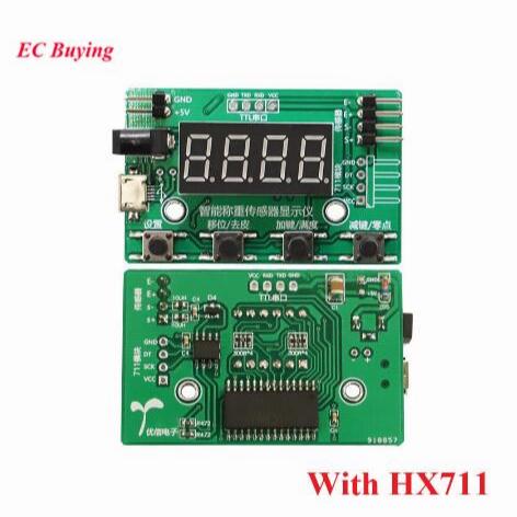 Load Cell HX711 โมดูลเซนเซอร์ชั่งน้ําหนักดิจิทัล หน้าจอดิจิทัล 1 กก. 5 ...