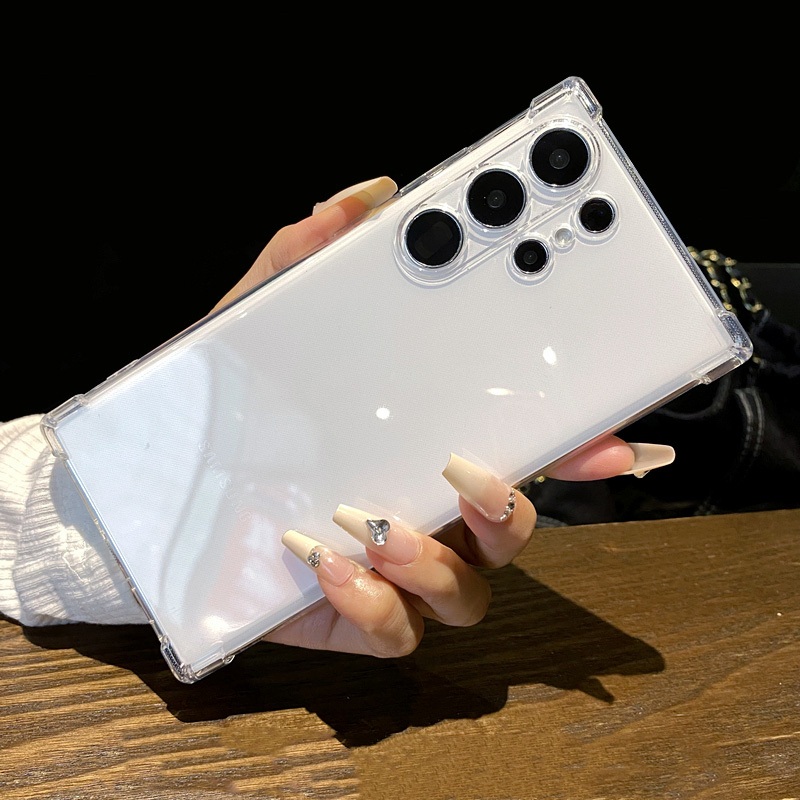 เคส ใสกันกระแทก Samsung Galaxy S25 Ultra S24 FE S23 S22 S21 S20 Note 20 Ultra A16 A26 A36 A56 ...