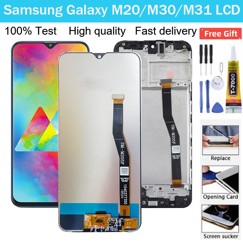 ชุดประกอบหน้าจอสัมผัสดิจิทัล LCD สําหรับ Samsung Galaxy M20 M30 M31 M30s | Shopee Thailand