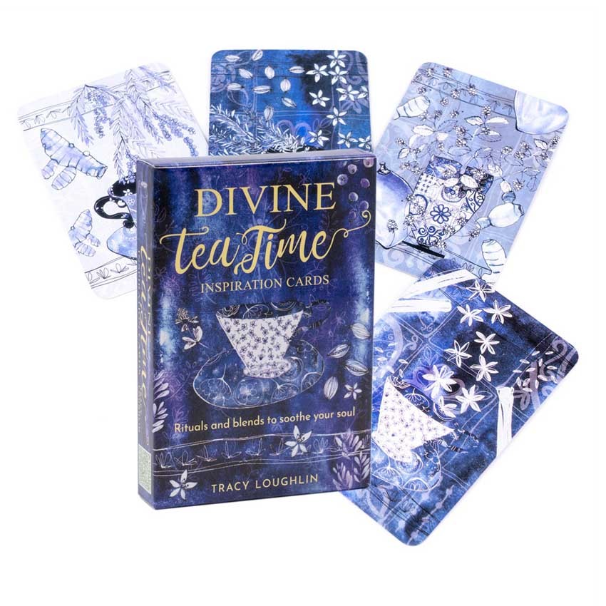 การ์ดเกม Divine Tea Time Inspiration Deck Oracle แบบไม่มีคู่มือ ...