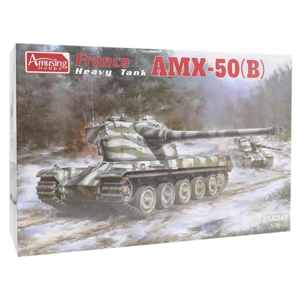 Amusing Hobby ชุดโมเดลรถถังหนัก 35A049 1/35 France AMX-50B | Shopee ...