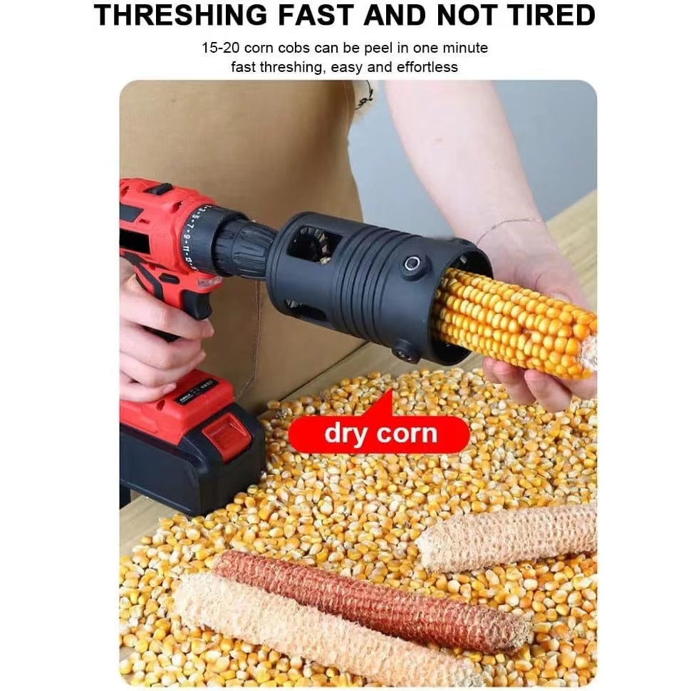 (ฟรีถุงมือ) สว่านไฟฟ้า แปลงเป็นข้าวโพด ปอกเปลือกข้าวโพด เครื่องใช้ใน ...