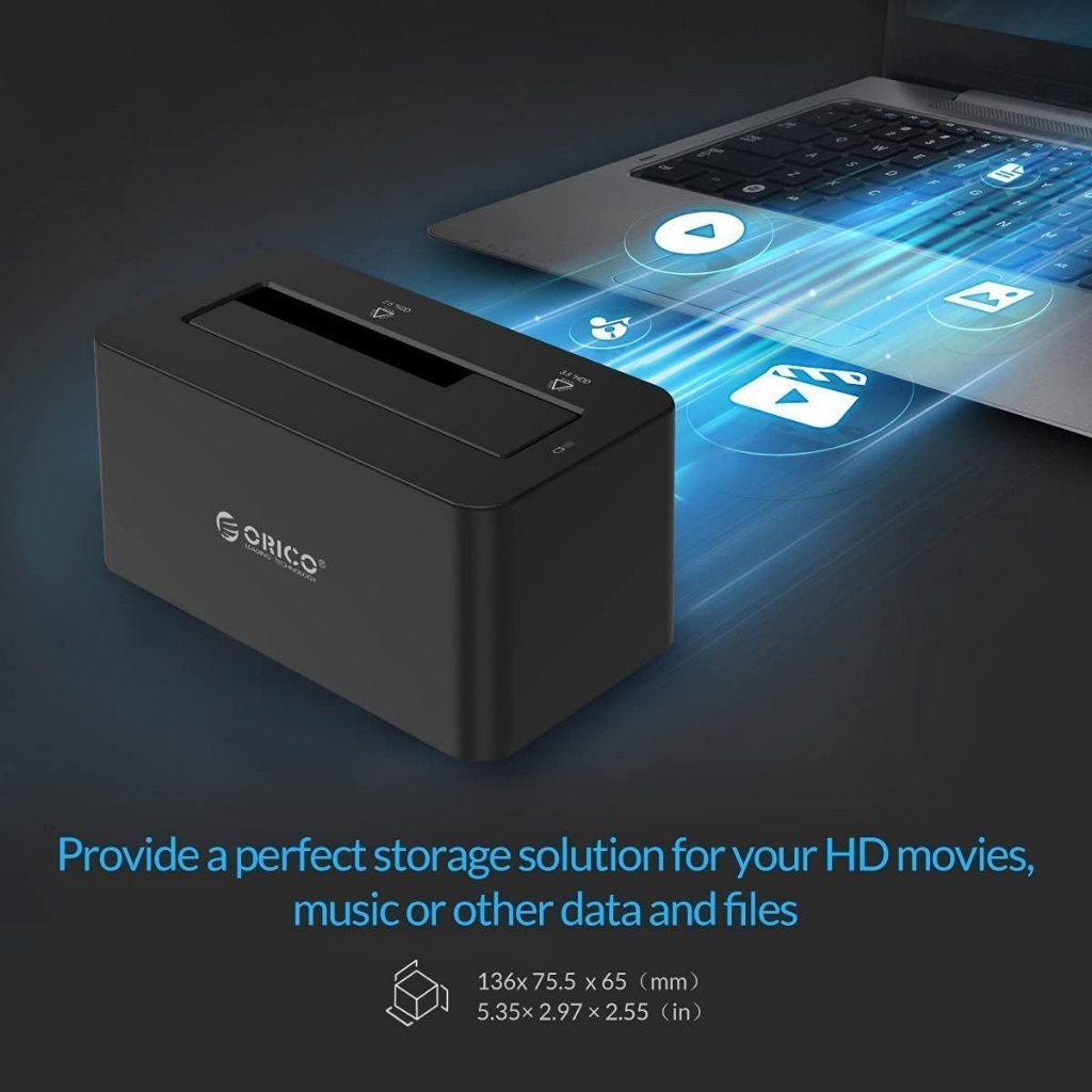 Orico HDD Docking Station hdd dock กล่องฮาร์ดดิสก์เชื่อมต่อ 2.5 3.5 ...