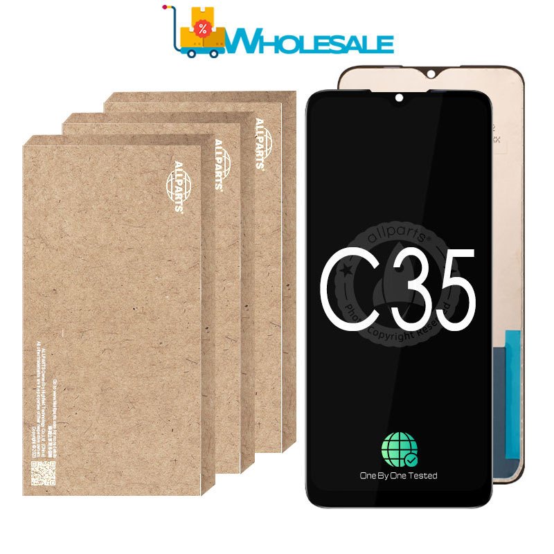 ALLPARTS [3/5/10แพ็ค] ขายส่งยกลัง จอ สำหรับ OPPO Realme C35 LCD หน้าจอ ...