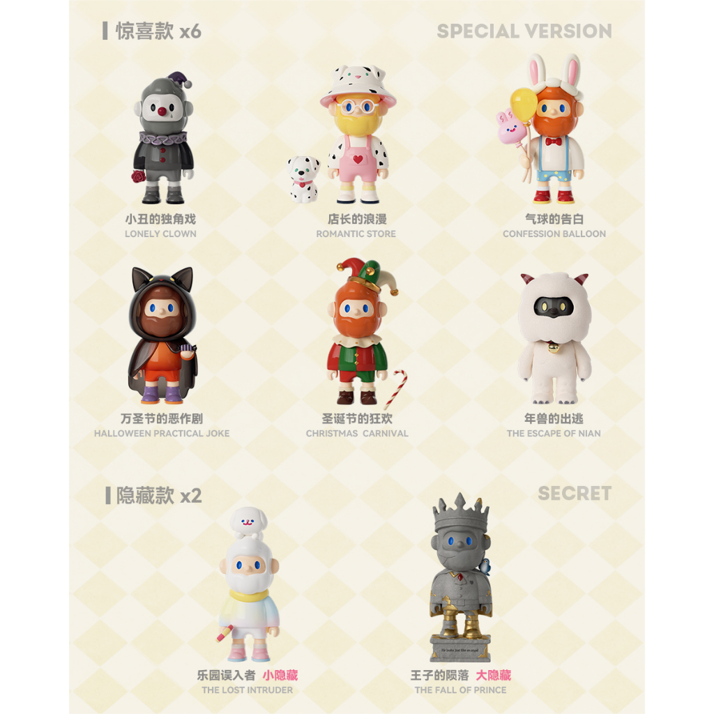 ฟิกเกอร์ Farmer BOB Surprise Hidden Link Paradise Fantasy Series bob8 Generation ของเล่นสําหรับ ...
