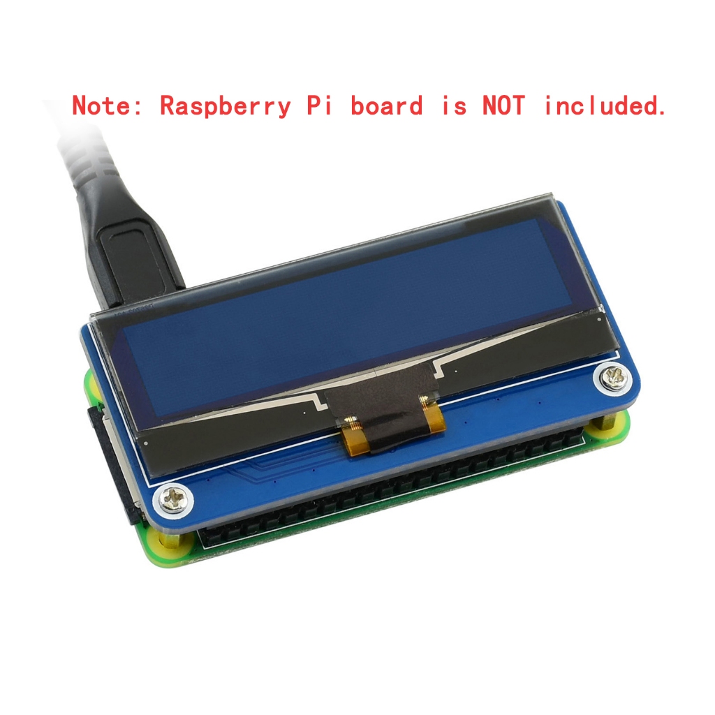 2.23inch SPI I2C OLED Display Screen Module HAT Kit for RPI RPI0 Raspberry Pi Zero 2 W WH 3B ...